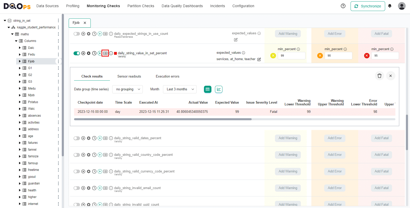 How to measure the percentage of rows with a text found in a set using ...