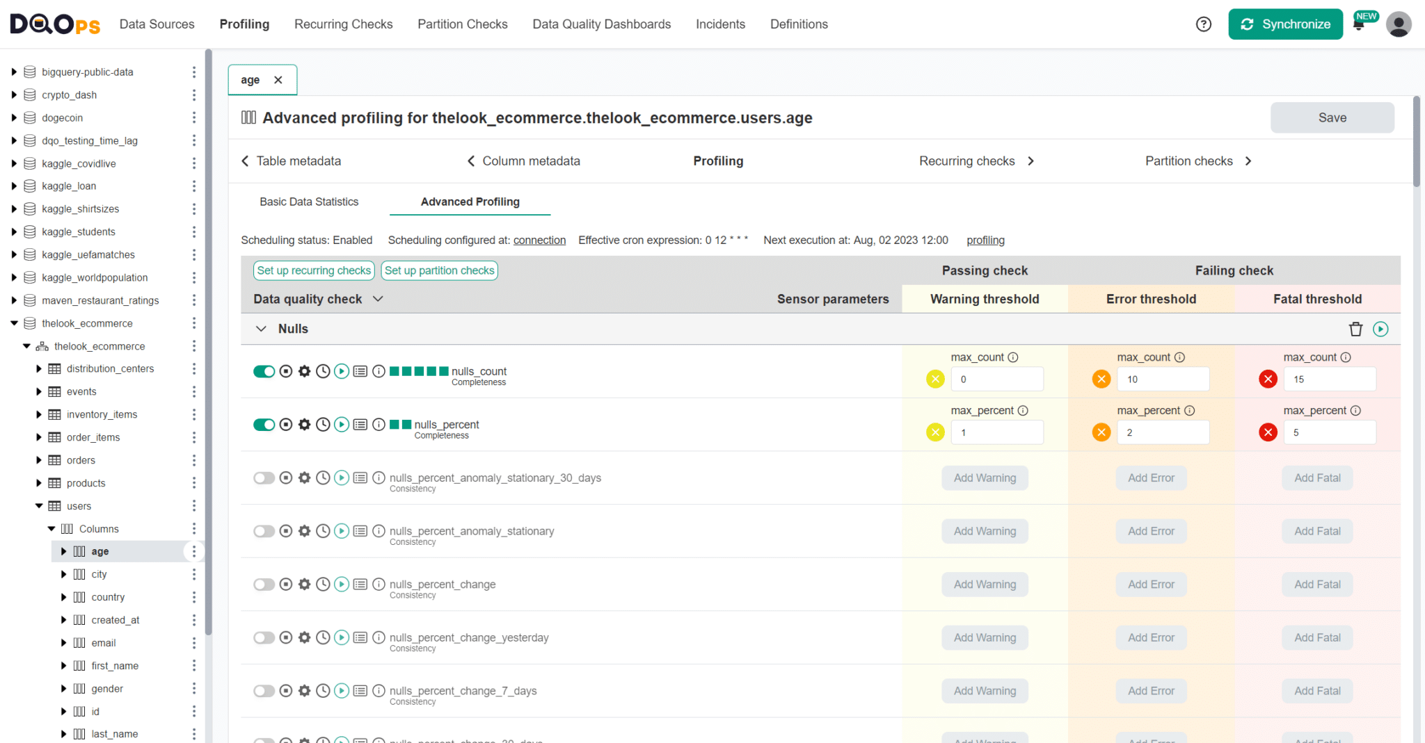 Data Quality Operations Center - DQOps