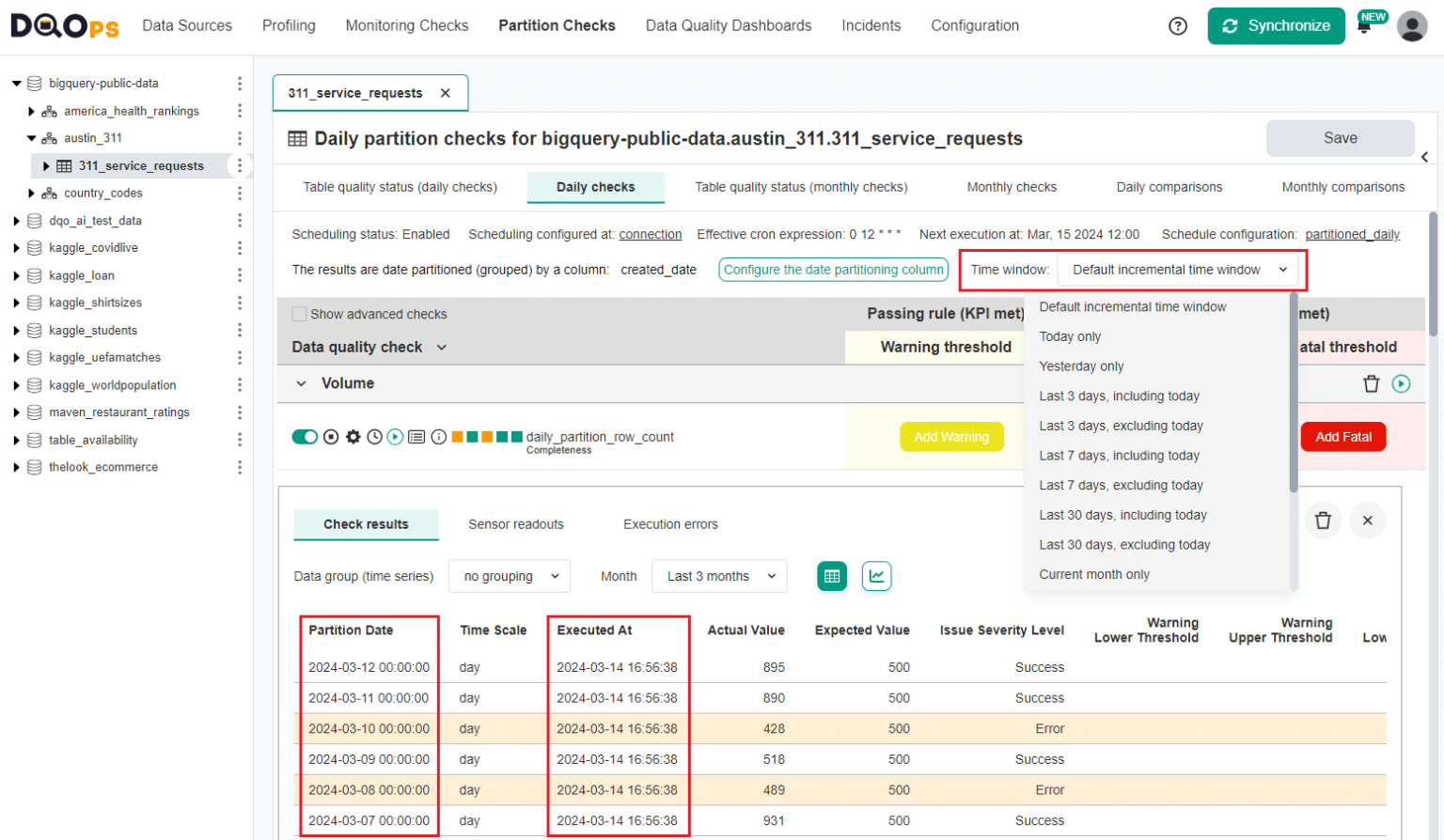 Data observability for Data Lake - DQOps